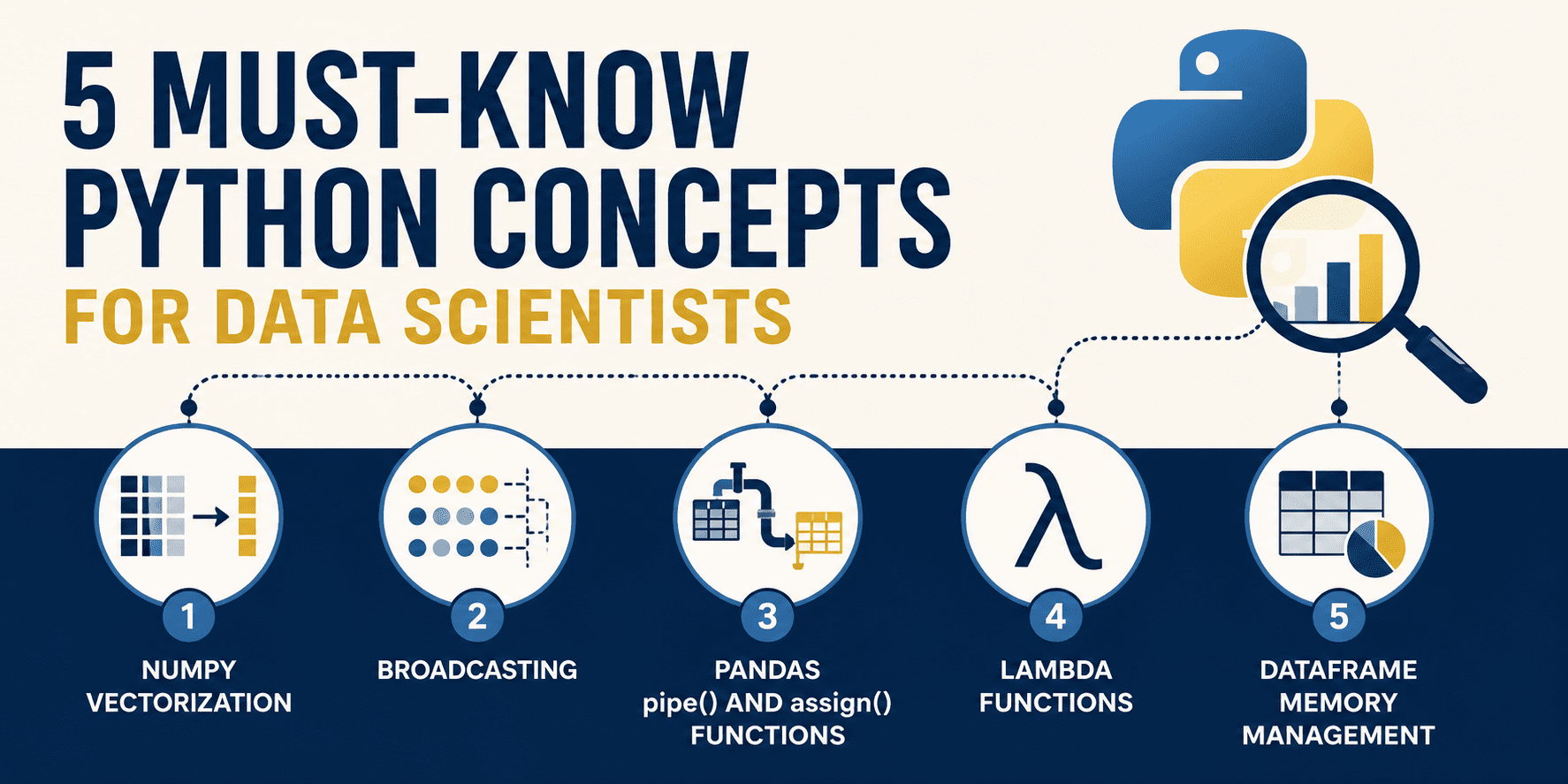 5 Must-Know Python Concepts for Data Scientists - KDnuggets